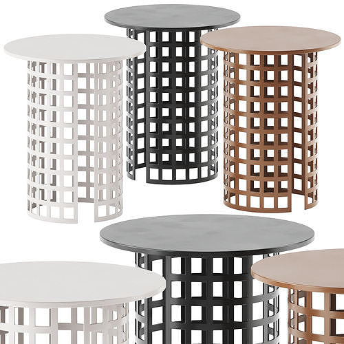 Mara Low Round Side Table | Slide Design – SoloLuxuryLiving